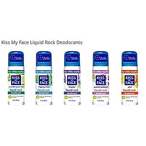 Kiss My Face Liquid Rock Roll-On Deodorant, Sport, Aluminum Chlorohydrate Free Deodorant For Women And Men, With Added Willow Bark and Mineral Crystal Salts, 3 Oz Roll On