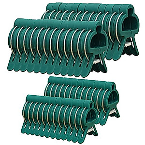 Gardzen 48 Pcs Garden Plant Clips, Plant Support Clips for Securing Plant Stems, Flowers or Climbing Vines to Tomato Cages, Trellis and Plant Support