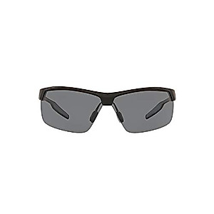 Native Eyewear Hardtop Ultra XP Polarized Rectangular Sunglasses, Matte Black/Grey, 71 mm