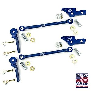SuperSteer Front Radius Rods Compatible with Ford F53 V10 16-26k GVWR 2008-2020