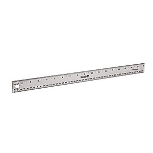Empire Level 27318 Ruler, Stainless Steel, 18-Inch