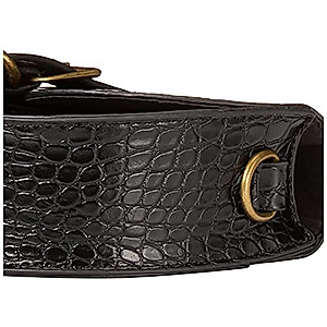 The Drop Women's Helen Saddle Crossbody Bag Black, One Size