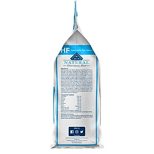 Blue Buffalo Natural Veterinary Diet HF Hydrolyzed for Food Intolerance Dry Cat Food, Salmon 7-lb bag