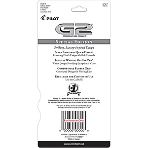 PILOT G2 Special Edition Premium Gel Ink Pen, Fine Point, Assorted Ink, 5-Pack (16973)