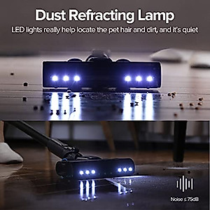 Redkey F10 Foldable Cordless Vacuum 3 in 1 Stick Vacuum Cleaner, Electric Stick Vacuum Cleaner 23Kpa 60 mins Runtime with 2200mAh Detachable Battery for Home Pet Hair Hard Floor Carpet