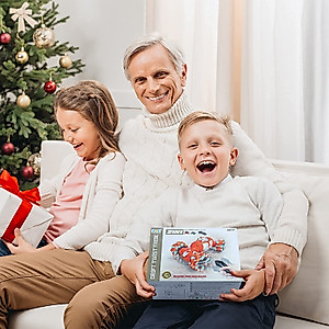 GILI Gesture Sensing Rc Stunt Car with Gravity Sensor, 2.4GHZ,4WD Double Sided Hobby RC Crawlers with Music&Lights for Boys 6-12 Gift Vehicle for 6, 7, 8, 9, 10, 11, 12 Kids Orange