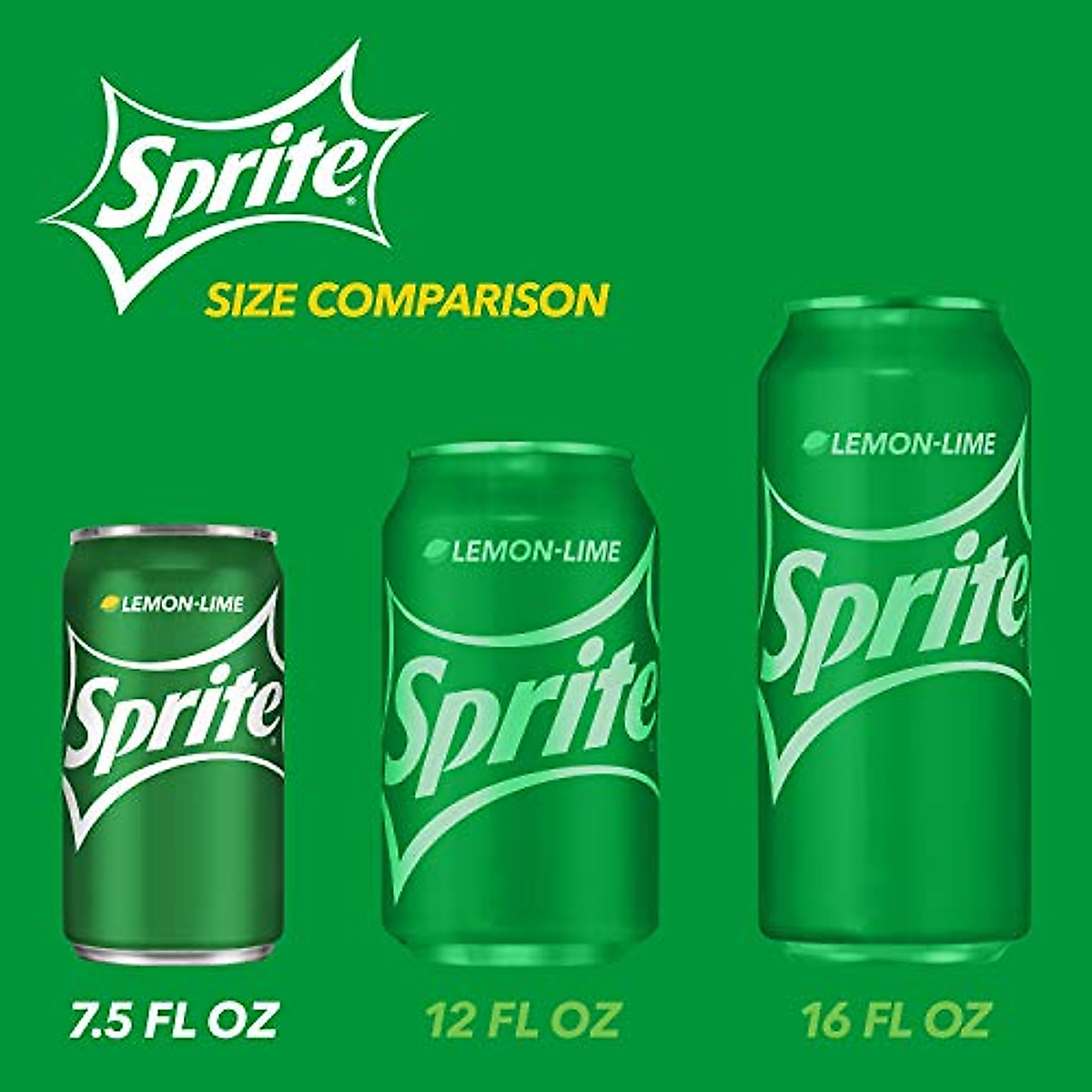 Sprite Lemon Lime Soda Soft Drinks, 7.5 fl oz, 6 Pack