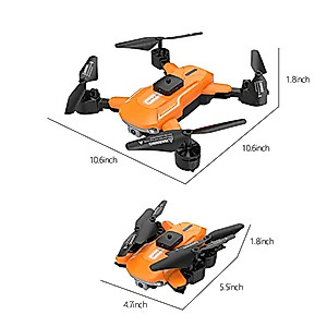 MORESEC Drone with Dual Camera, 1080P HD FPV Camera Folding Aerial Drone Remote Control Toys Gifts for Boys Girls with Altitude Hold Headless Mode One Key Start Speed Adjustment Quadcopter #Day