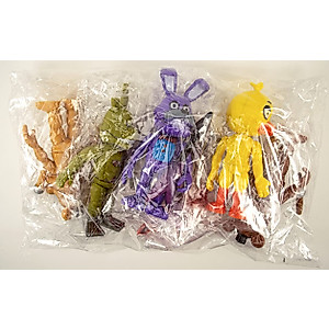 NA Toysvill FNAF Action Figures (Set of 6 pcs) | Inspired by Five Nights at Freddy’s Toys Figurines Set, Cake Toppers, Party Set, Collectible Toys for Kids, Height About 4 inches