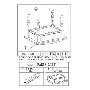 Frenchi Furniture Foot Stool, Cherry