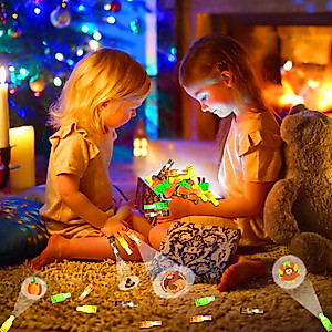 Fall Thanksgiving Party Favors, 24PCS LED Light Up Finger Lights-Turkey Pumpkin Pattern Glow in the Dark Toys Bulk for Boys Girls Harvest Class Exchange Gifts Reward Prizes Thanksgiving Party Supplies