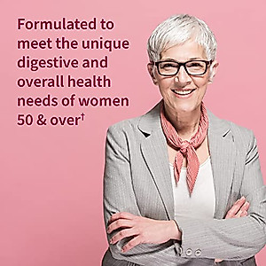 Garden of Life 22 Digestive Enzymes for Women 50 & Over with Bromelain, Papain & Lactase Plus Probiotics & Vitamins B12, Biotin & Zinc – RAW Enzymes – Non-GMO, Gluten-Free, Vegetarian, 90 Capsules