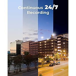 REOLINK 4K Security Camera System, Smart Person Vehicle Detection Wired Outdoor Indoor PoE Kit, RLK16-800B8 Bundle with PTZ PoE Camera RLC-823A