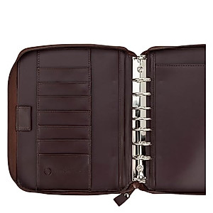 FranklinCovey - FC Basics Spacemaker Binder - Vinyl - Zipper Binder for Planners (Classic, Burgundy)