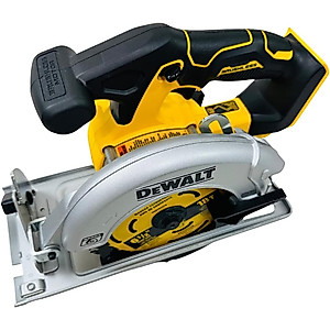 DEWALT DCS566 20V Circular Saw, 20V Cordless Brushless 6.5"" Circular Saw (Bare Tool Only, Bulk Packed), Yellow