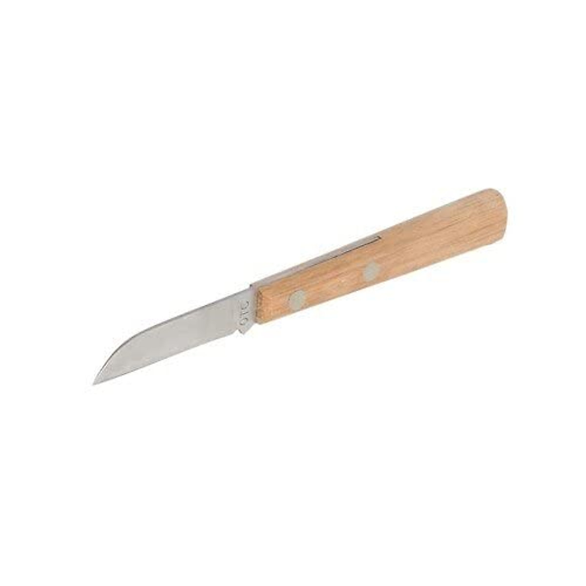 Red Rooster Grafting Knife Straight Blade Wood Handle