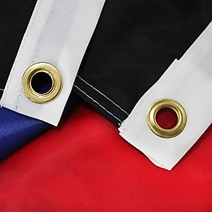 SOULBUTY L’-Manberg Flag Embroidered cross Dream SMP 3x5Ft- l-manberg Flag- Double Printed with Brass Grommets