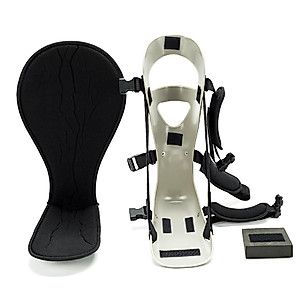 Plantar Fascitis Night Splint Adjustable Leg Support Brace for Fascia, Tendon and Calf Stretching, Heel and Bone Spur, Arch Pain Treatment Fit Right or Left Foot, Grey, Small