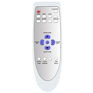 Replacement for Haier Amana Comfort aire Air Conditioner Remote Control AAC061STA AAC081STA AAC101STA AAC121STA AAC182STA VD0805 XV6857 XV4156 AC053E AC053R AC063R AC063E AC083E AC083R AC103E AC103R
