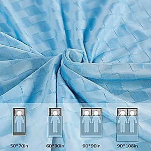 Topcee Cooling Blanket, Summer Cooling Blankets for Hot Sleepers, Arc-Chill Q-Max>0.5 Cool Fiber, Oeko-TEX 100% Certified, Soft, Breathable, Double-Side Design Throw,Keep Cool for Adults Kids 50"x70"