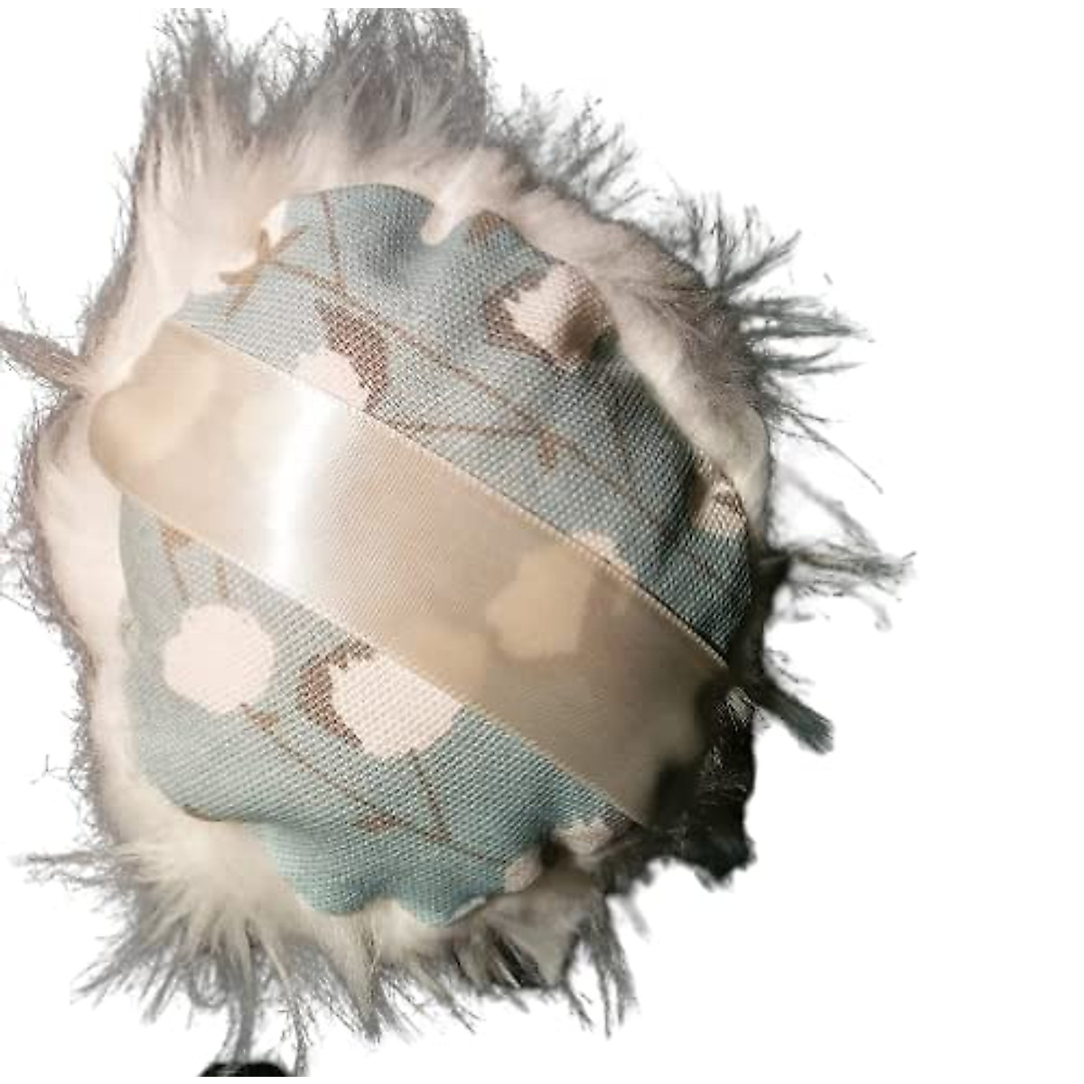 Clean Cotton Scented Dusting Powder Gift Set - 8 oz Jar Talc-Free Silk Powder - Fuzzy Body Puff