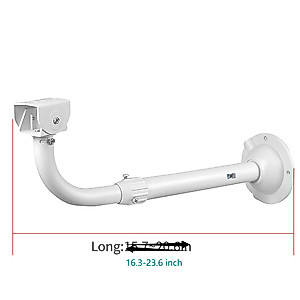 compcctv CCTV Security Camera Mount Bracket, Telescopic Adjustable Universal Camera Wall Mounting Bracket for CCTV Security Camera