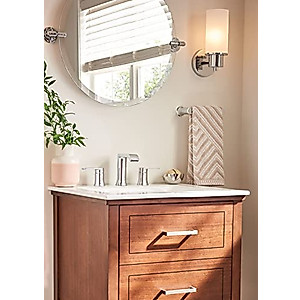 Moen Genta LX Chrome Modern 6.8-Inch Length Hand-Towel Bar for Bathroom or Kitchen, BH3886CH