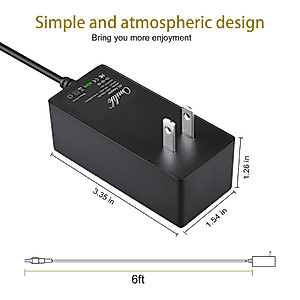 Omilik 6FT AC Adapter Replacement for Portable Bluetooth Speaker 4091451 04091451 & Advent AW870 Wireless Powered Speakers Power Supply Cord