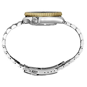 SEIKO SSK021 Automatic Watch for Men - 5 Sports Collection - Men's Sport Watch, Stainless Steel, Charcoal Dial, GMT Hand - Water-Resistant 100M