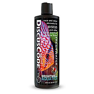 Brightwell Aquatics DiscusCode - Trace & Minor Elements for Discus & Other South American Riverine Fishes 250-ml