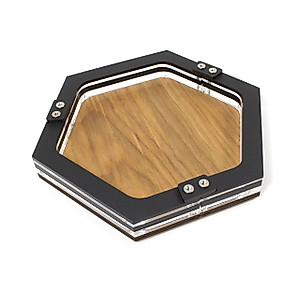 C4Labs Mini Personal Size Hexagon Gaming Dice Tray-7"x5.5"