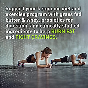 Garden of Life Dr. Formulated Keto Fit Weight Loss Shake - Chocolate Powder, 10 Servings, Truly Grass Fed Butter & Whey Protein, Studied Ingredients Plus Probiotics, Non-GMO, Gluten Free, Keto, Paleo