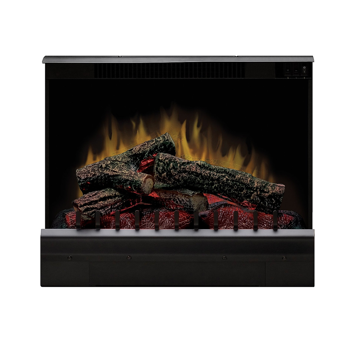 Dimplex DFI Series 23" Standard Log Set Electric Fireplace Insert (Model: DFI2309), 4692 BTU, 120 Volt, 1375 Watt, Black