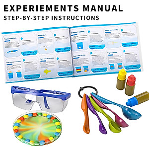 SNAEN Science Kit with 30 Science Lab Experiments,DIY STEM Educational Learning Scientific Tools for 3 4 5 6 7 8 9 10 11 Years Old Boys Girls Kids Toys Gift