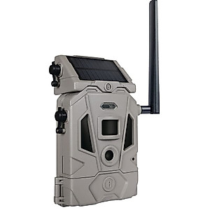 Bushnell CelluCORE 20 Solar Trail Camera, Low Glow Hunting Game Camera with Detachable Solar Panel with Bundle Options (Strap + SD Card)