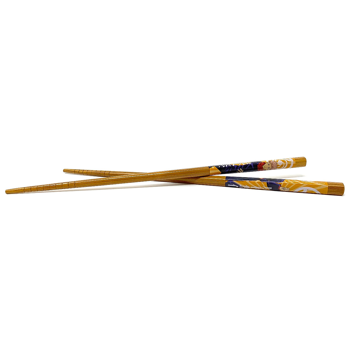 JUST FUNKY Jujutsu Kaisen Chopsticks Set of 2 - Yuji Itadori and Satoru Gojo Chopsticks - Jujutsu Kaisen Merch Includes 2 Sets of Bamboo Chopsticks - 8.85 Inches Long Anime Chopsticks