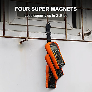KingSung Magnetic Multimeter Hanger Strap Works Compatible with Klein Tool Meters MM400,MM300, CL600, CL700, CL800, CL900,MM600, MM700