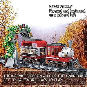 Winner Classic City Train Sets, [Collectible] Train Building Toys, 364Pcs City Train Set with Train Tracks, STEM Toys for Kids 6-12, [Real Detail Restore] Model Train for Train Lovers, Boys and Girls