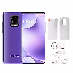 Zerodis Smartphone, 4800mAh Front Battery 2MP Rear 5MP US 100240V 2.4G 5G WiFi Mobile Phone for Calling ()