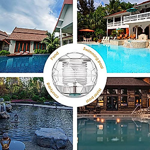 Xinrimoy Floating Ball Pool Light,Waterproof LED Solar Floating Lights - Float or in Pool Garden Backyard Pond Party Decorations - Waterproof LED Lights Accessories