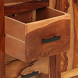 vidaXL Sideboard Coffee Bar Buffet Cabinet Modern with Storage Console Table for Kitchen Dining Room Living Room Hallway Entryway Solid Wood Sheesham