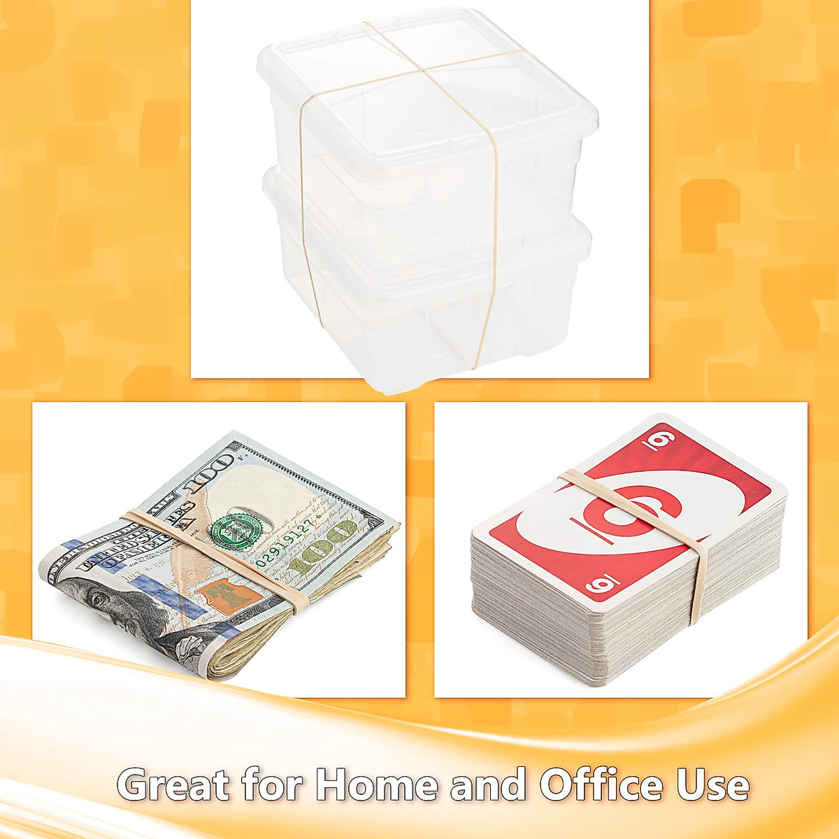 BILINNY Rubber Bands Size 33 - 5 lb. Bulk Pack Made in USA - Tan Color - 3.5 X 1/8 inches RubberBands