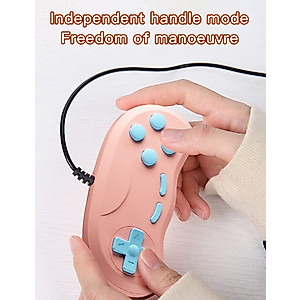 Retro Handheld Game Console AKKWEOP with 500 Classical FC Games-3.0 Inches Screen Portable Video Game Consoles Video Games Support for Connecting TV & Two Players for Kids Adults (Gray)