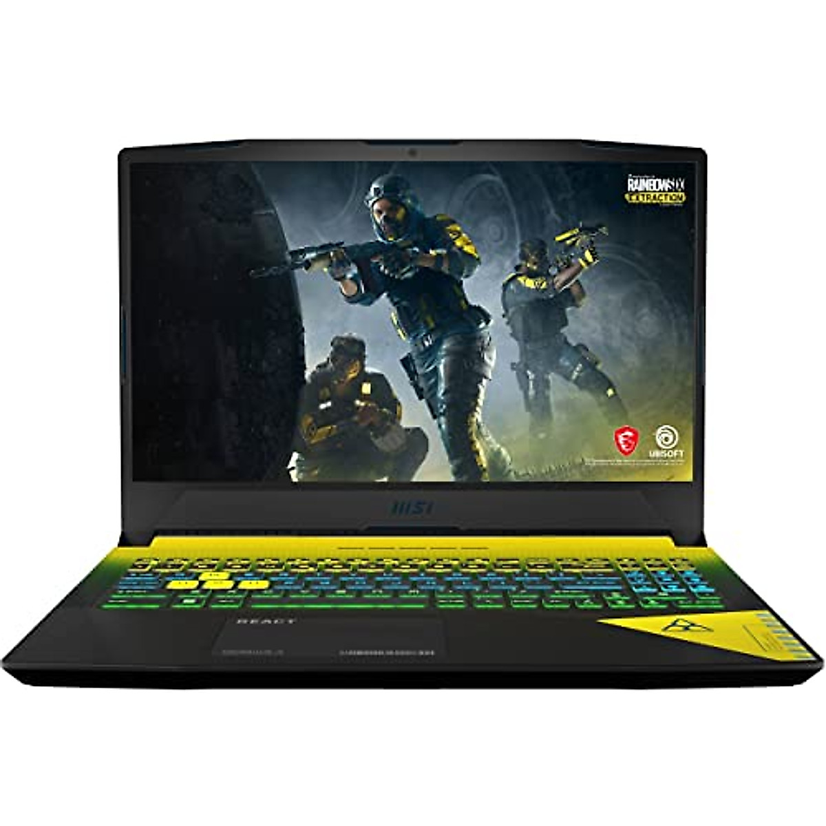 12th Gen MSI Rainbow 6 Special Edition Crosshair15 Gaming Laptop 15.6" 165Hz 2K QHD (Intel i7-12700H 14-Core, 16GB DDR4, 1TB SSD, RTX 3070 8GB, RGB Backlit, WiFi 6, BT 5.2, Win11H) w/Hub