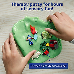 Fun & Function The Original Discovery Putty - Therapy Putty for Kids w/Hidden Animal Piece - Sensory Putty/Play Putty - Kids Putty for Special Needs - Animal Rescue Putty Set for Kids