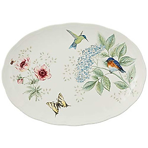 Lenox 882266 Butterfly Meadow Flutter Eastern Bluebird Platter