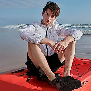 Womens and Mens Water Shoes Breathable Quick Dry Soft Barefoot Aqua Socks for Hiking Swim Beach Surf Yoga Sport 9.5-10.5 Women/7.5-8.5 Men