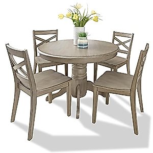 homestyles Mountain Lodge 5 Piece Dining Set, Gray