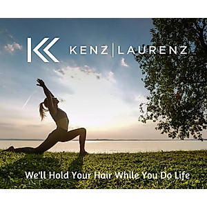 Kenz Laurenz Sports Hair Ties No Crease Ribbon Elastics Ouchless Ponytail Holders Scrunchies Coils Hair Bands (Volleyball)