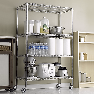 Bonsicoky 52 Pack Wire Shelving Shelf Lock Clips for 7/8" Post, Wire Shelf Clips Shelving Sleeves Replacements for Wire Shelving System, 26 Pairs